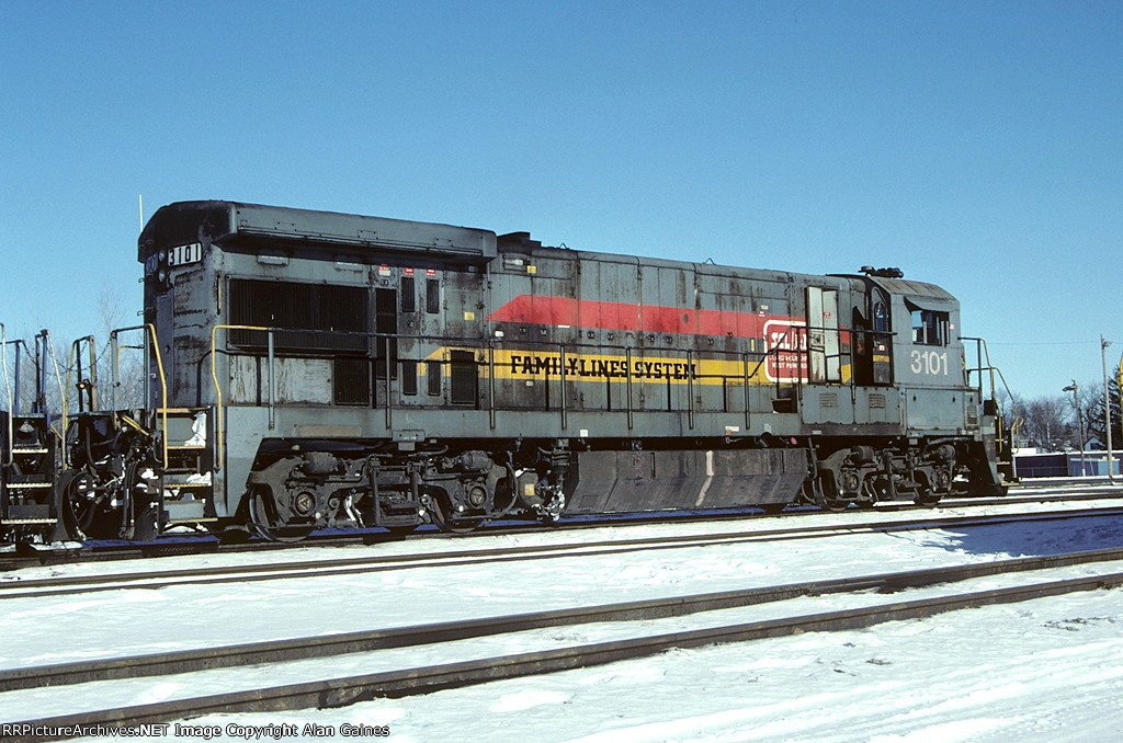 CSX B23-7 3101